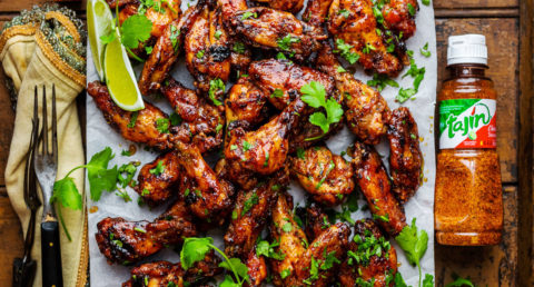 TAJIN IT! a unique blend of mild chili peppers, lime and sea salt.