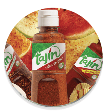 About Us - TAJIN a unique blend of mild chili peppers, lime and sea salt.